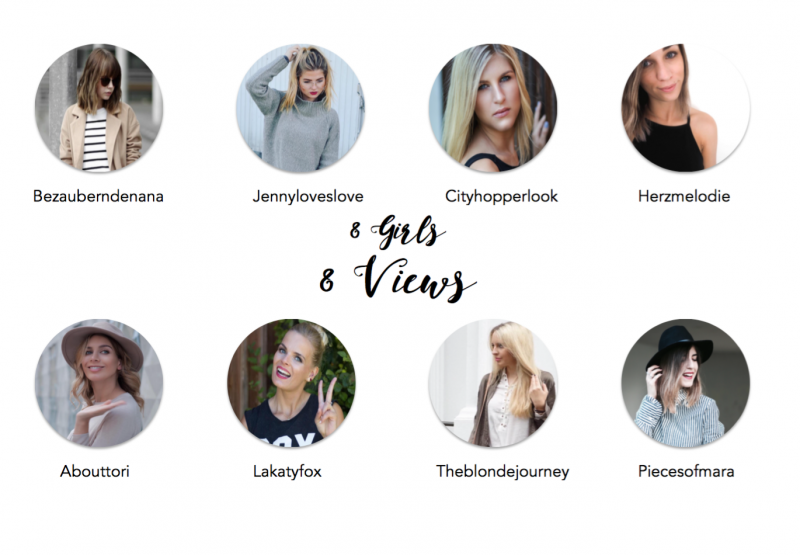 8 Views - Flower Print - Blogparade